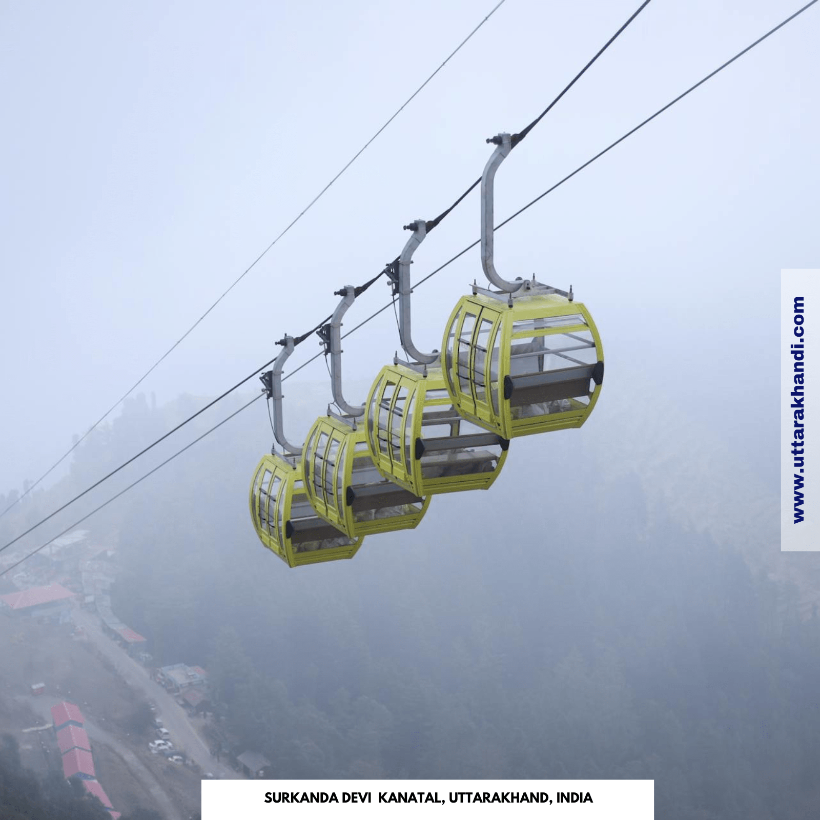 Ropeways in Uttarakhand – Aerial Rides to Temples & Peaks