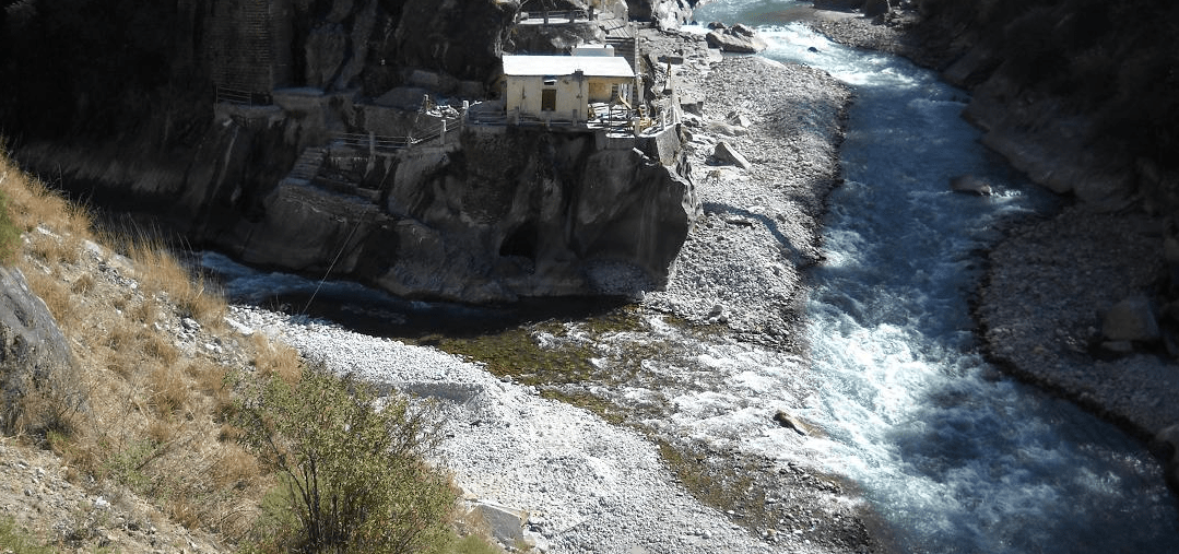 Vishnuprayag - Confluence of Alaknanda and Dhauliganga Rivers